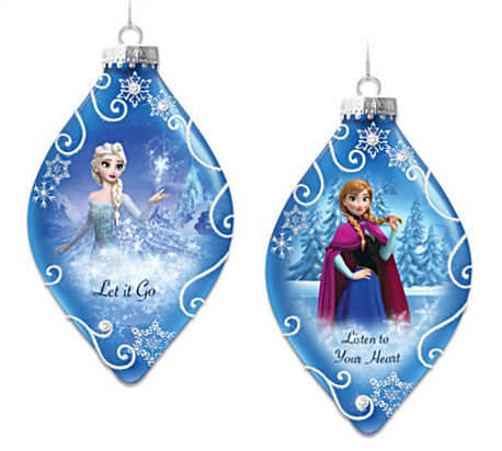 Frozen Anna and Elsa Ornament Set | Mickey Fix