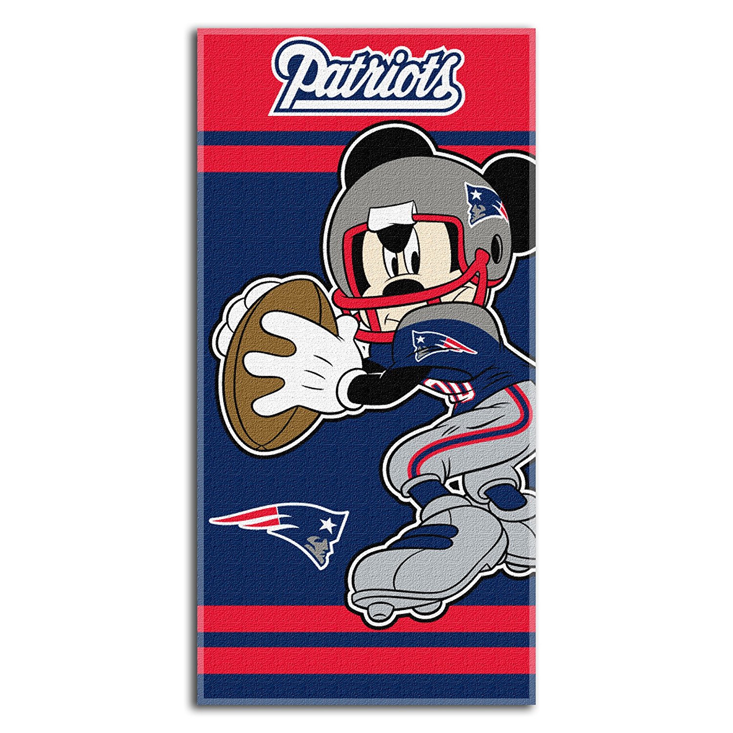 Mickey Mouse New England Patriots Towel | Mickey Fix