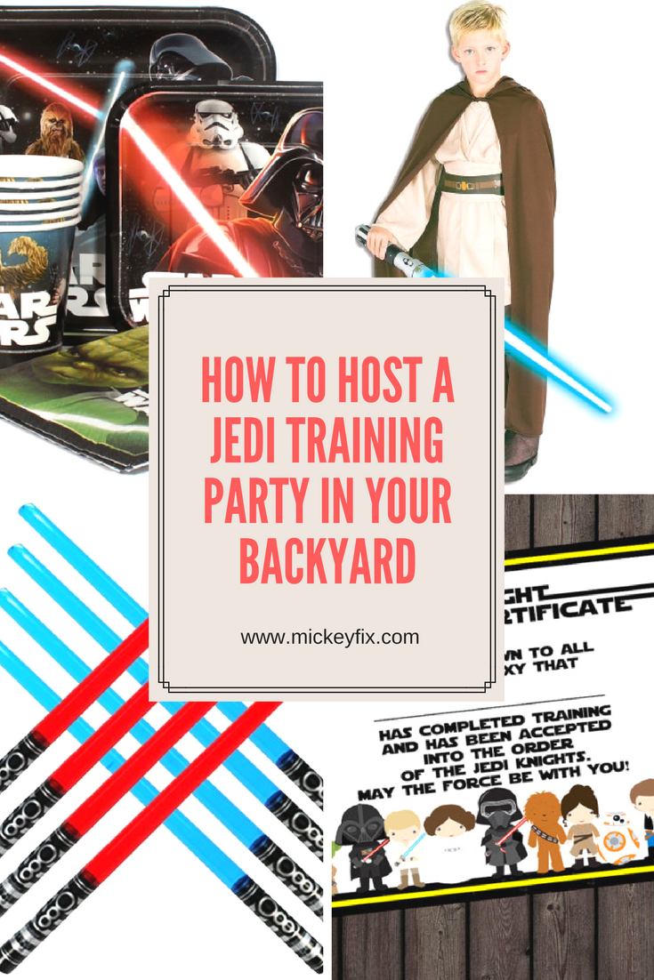 How to Host a Back to School Jedi Training Party | Mickey Fix